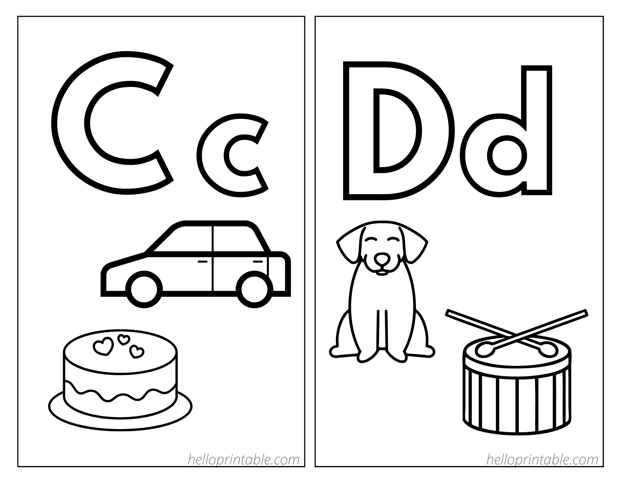 Alphabets Flashcards Printable Helloprintable Alphabets Flashcards Printable Helloprintable