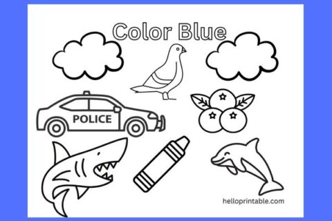Identifying Colors Worksheets for Kids - helloprintable.com