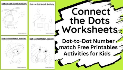 38 Connect the dots Free Printable Activity worksheets - helloprintable.com