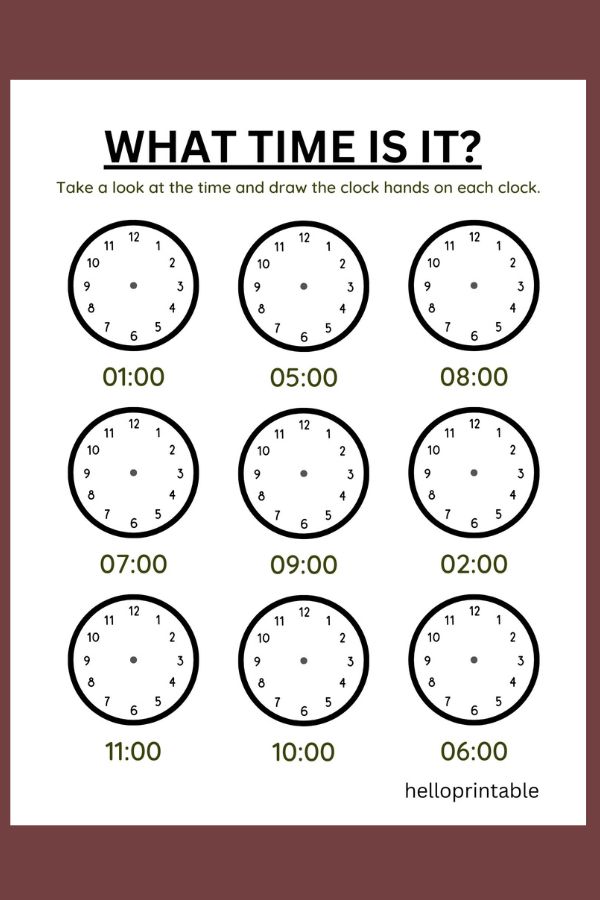 Telling Time Worksheets For Practice Helloprintable Telling Time Worksheets For Practice Helloprintable